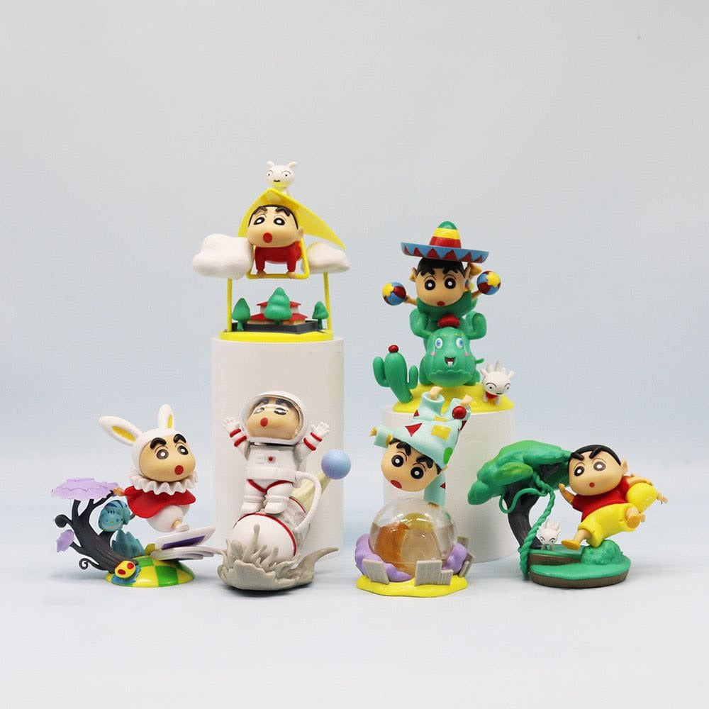 Buy Shinchan Set of 6 Figures - The Peppy Store