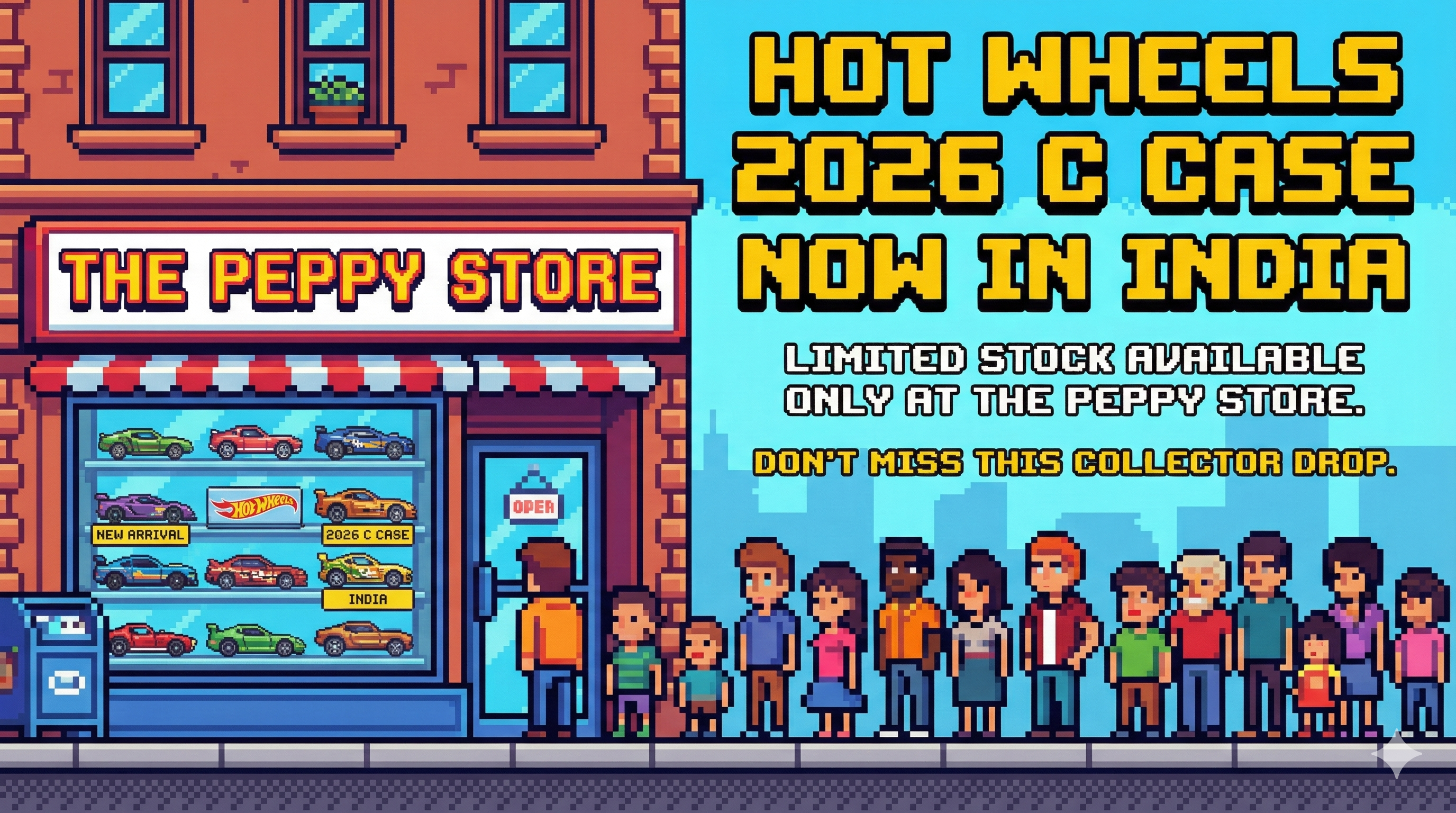 Hot Wheels 2026 C Case Is Here – Only Available in India at The Peppy