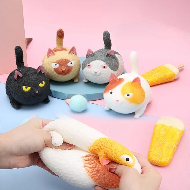 Buy Cute Cat Squishy (Select From Drop Down) - The Peppy Store