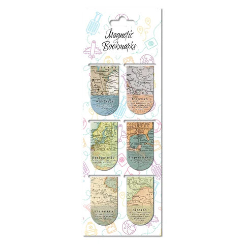 Buy Travel Magnetic Bookmark (Pack of 6) - The Peppy Store