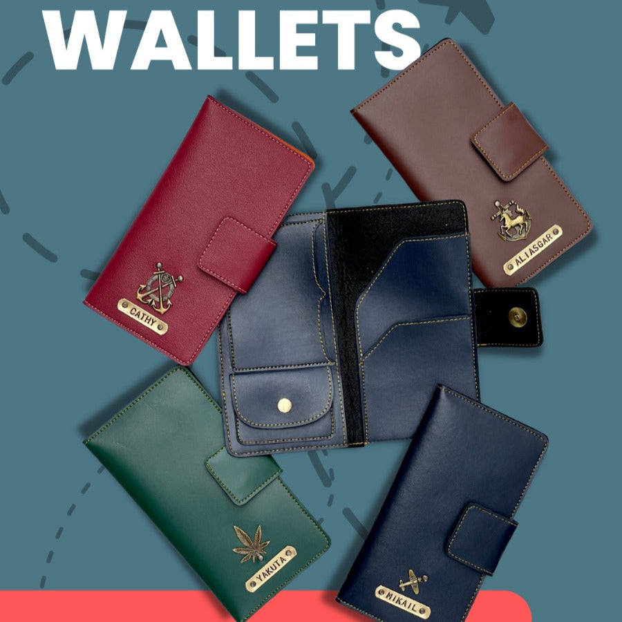 BUY Personalised Travel Wallet - THE PEPPY STORE