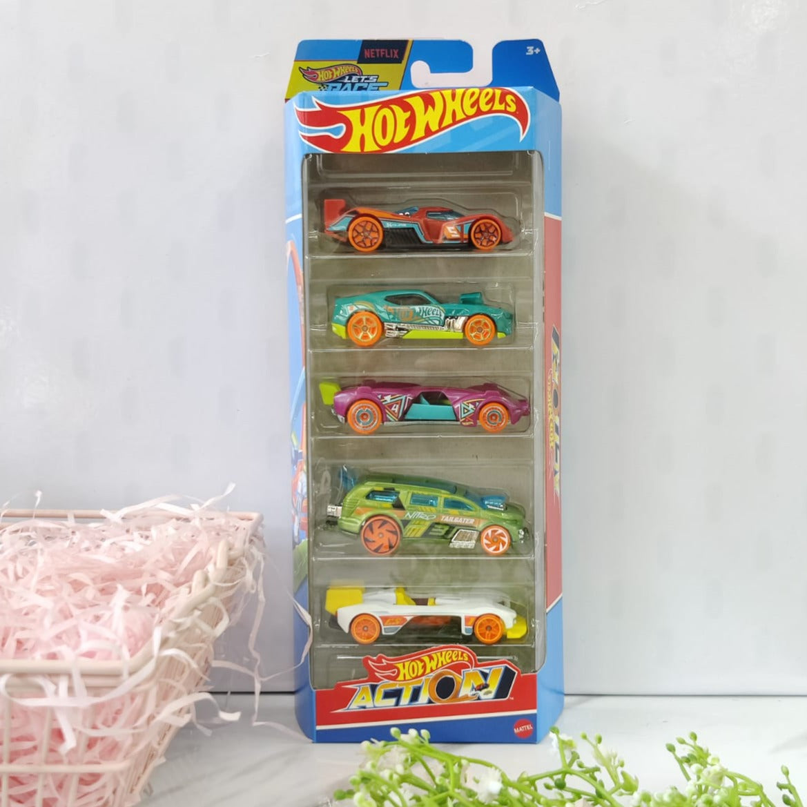 Buy Hot Wheels Action Set of 5 Vehicles Exclusive Collection - The ...