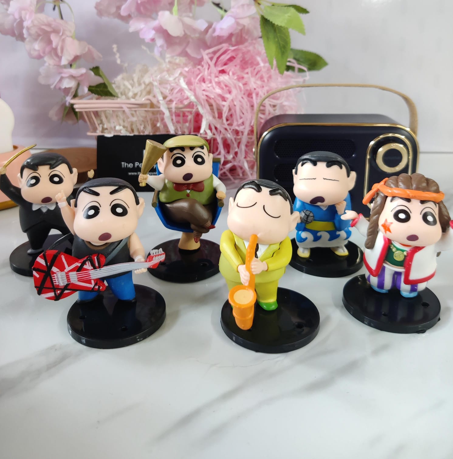 Buy Shinchan - Orchestra Cosplay Version Set of 6 Figures - The Peppy Store