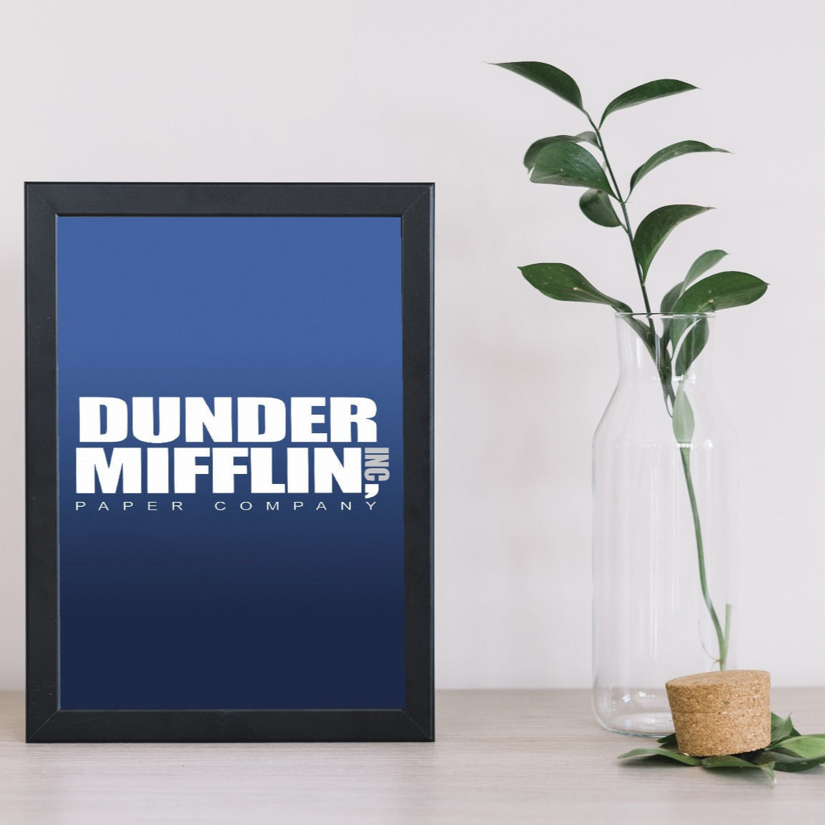 Buy The Office - Dunder Mifflin Inc, Paper Company A4 Frame - The Peppy ...