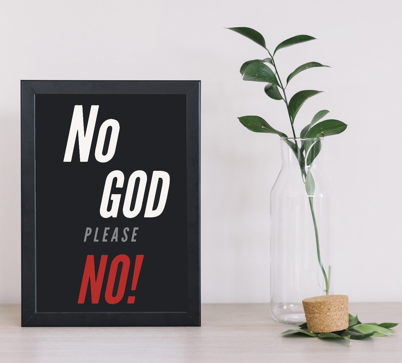 Buy The Office - No God Please No A4 Frame - The Peppy Store
