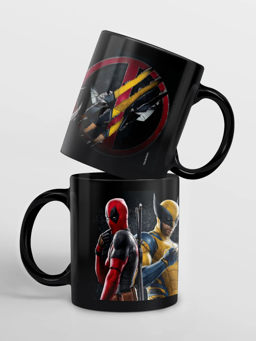 Buy Deadpool Wolverine 3D Black Ceramic Coffee Mug - The Peppy Store