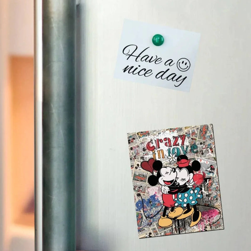 Buy Crazy In Love Mickey And Minnie Fridge Magnet - The Peppy Store ...