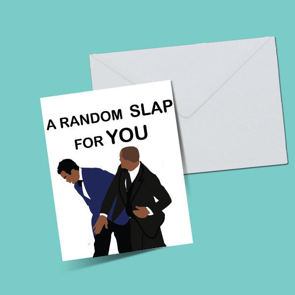 Will Smith Oscar Inspired Slap Card