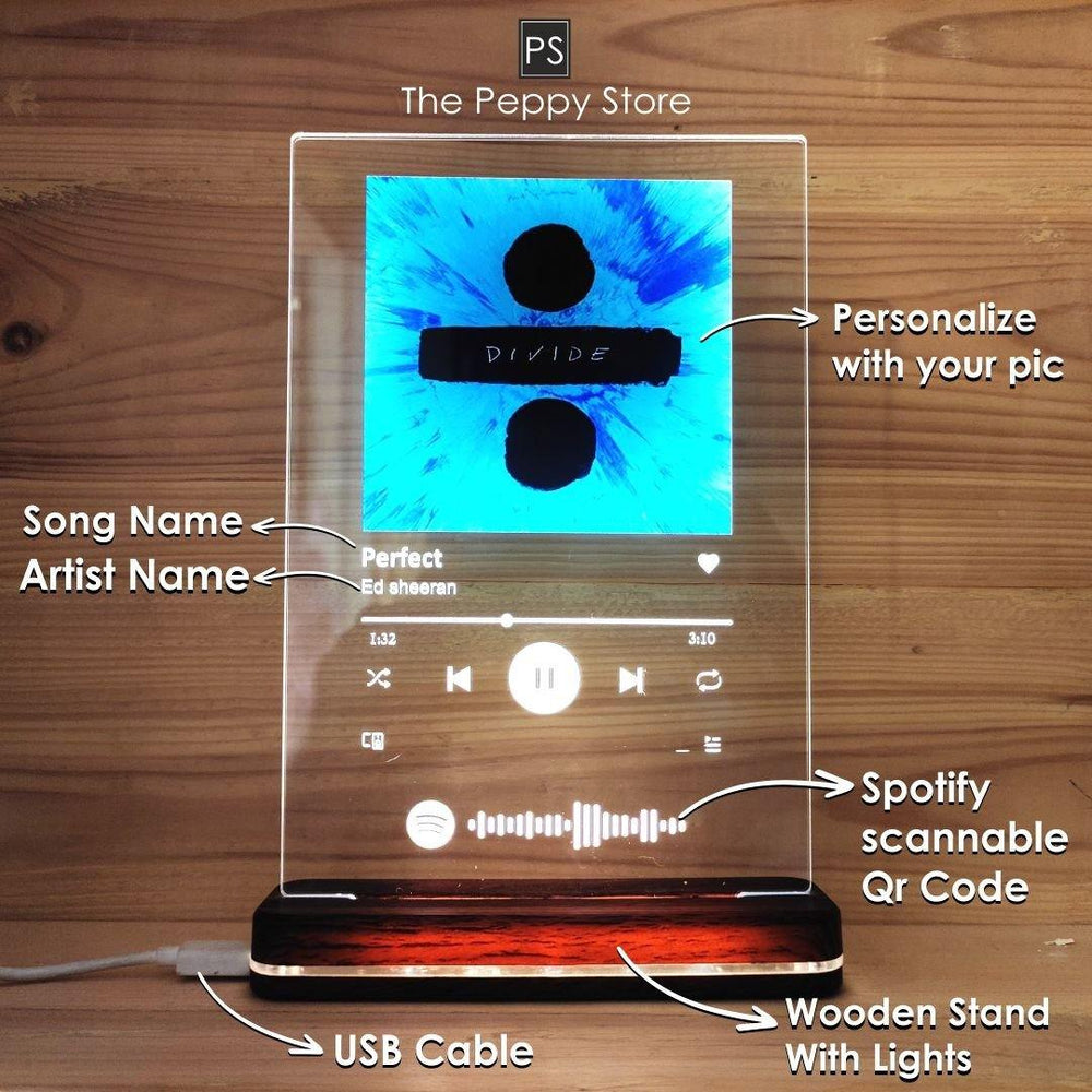 Spotify Personalized Plaque