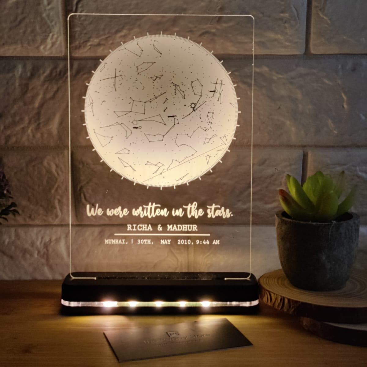 Personalized Anniversary LED Star map ( NO COD ALLOWED ON THIS PRODUCT