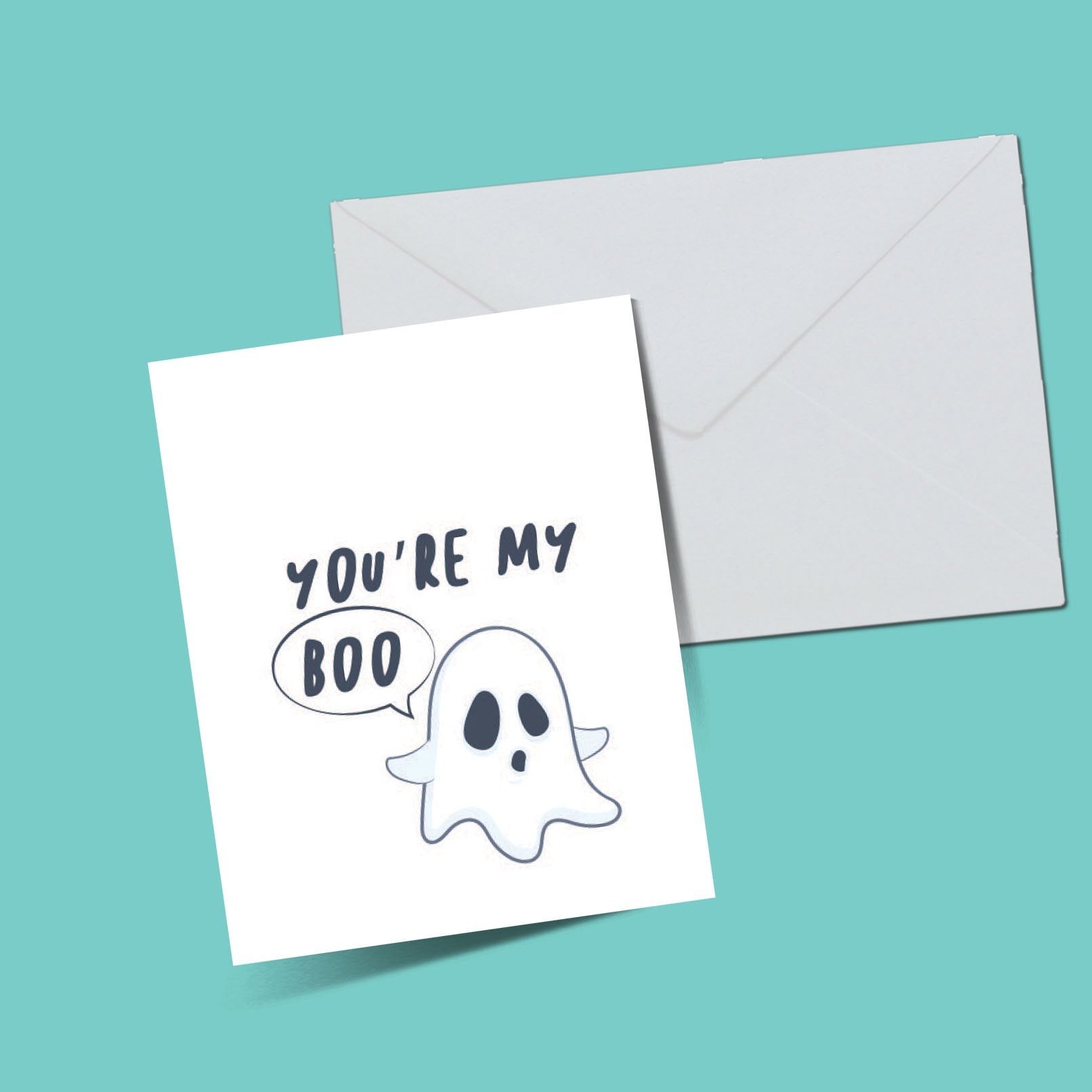 BUY Boo GREETING card - THE PEPPY STORE