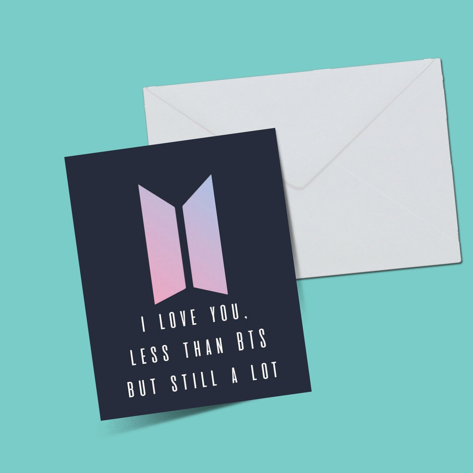 BUY BTS GREETING CARD - THE PEPPY STORE
